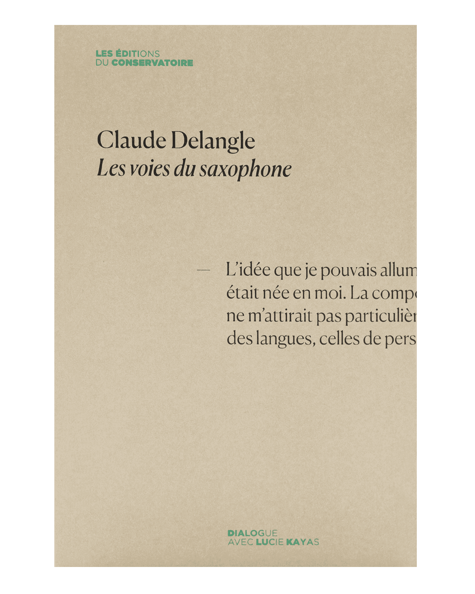 Les voies du saxophone - Claude Delangle – Henri SELMER Paris