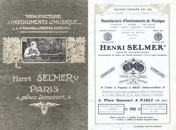 Notre histoire – Henri SELMER Paris